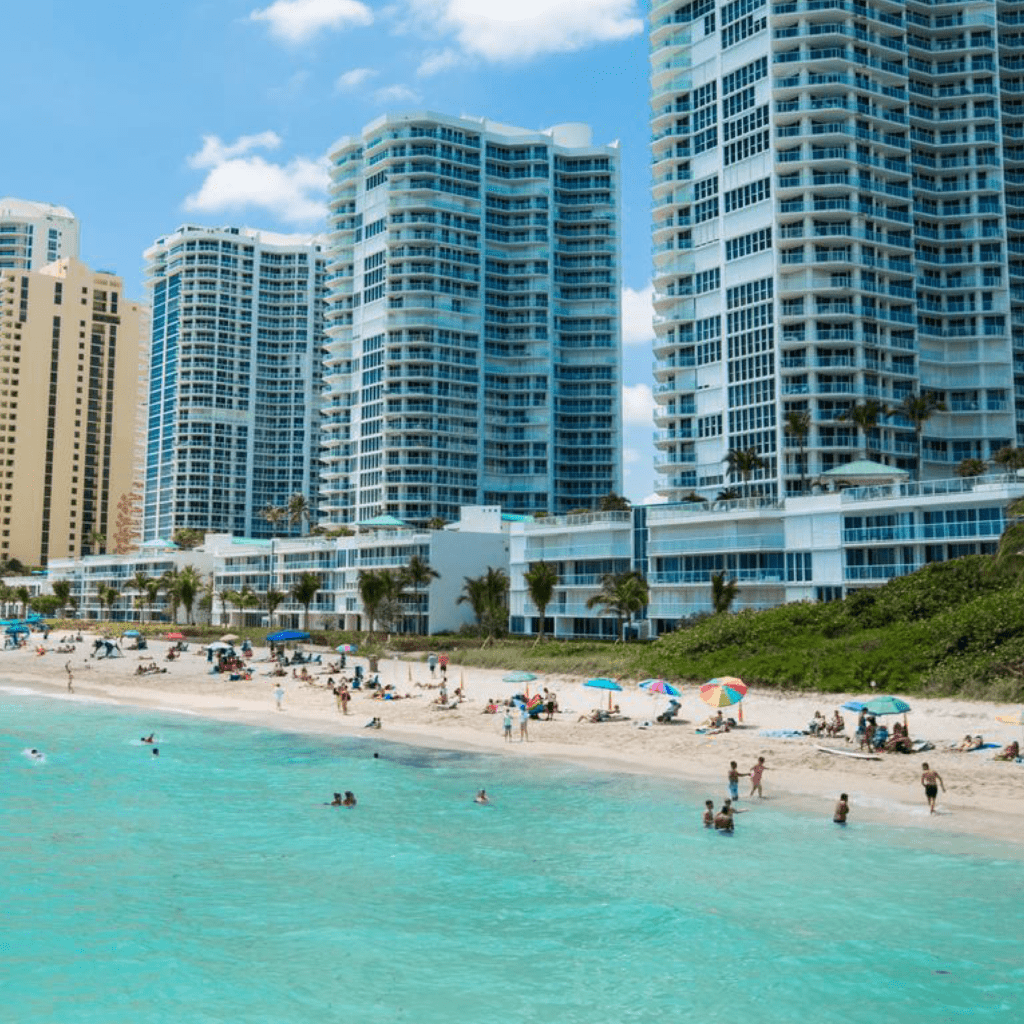 Sunny Isles Beach Miami 🌊 White Sand Beach With Luxury Hotels, Resorts ...